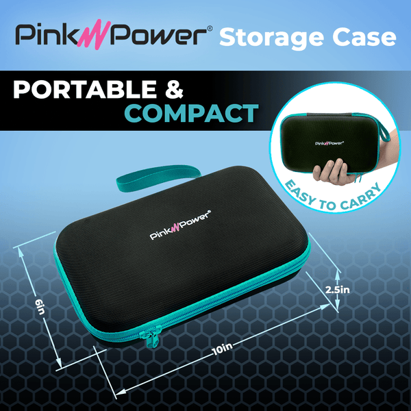 AQUA SPLASH CRAFT SEWING ACCESSORIES STORAGE CASE - Pink Power